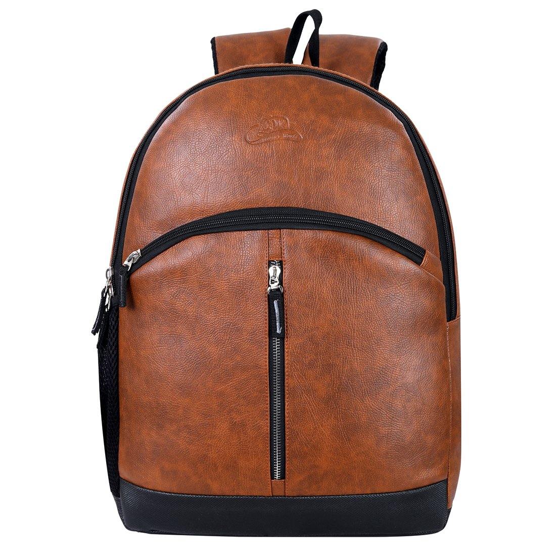 Leather World Unisex Vintage Synthetic Leather Backpack ...