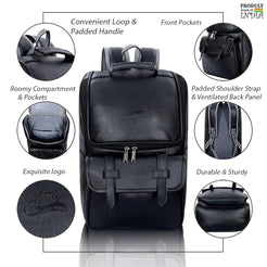 Premium Leatherette Unisex Backpack by Leather World ...