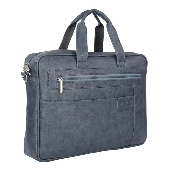 Stylish Grey Colour Office Laptop Bag – Leatherworldonline.net